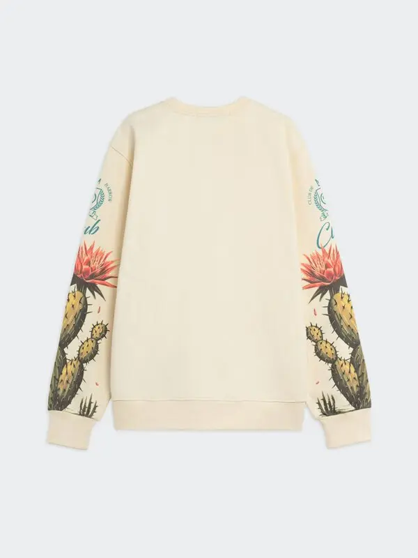 BARROW Crewneck Cotton Sweatshirt With Graphic Prints