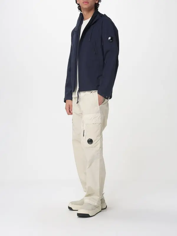 C.P. COMPANY Zip-up Hooded Jacket - Blue
