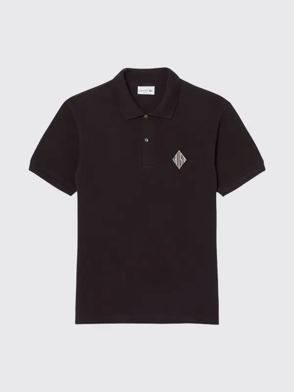 Lacoste Cotton Polo Shirt With Logo - Brown