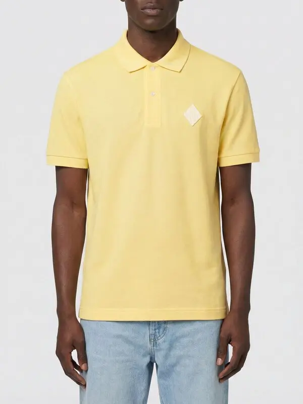 Lacoste Cotton Polo Shirt With Logo - Yellow