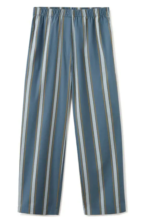 Mango Stripe Cotton Pajama Pants