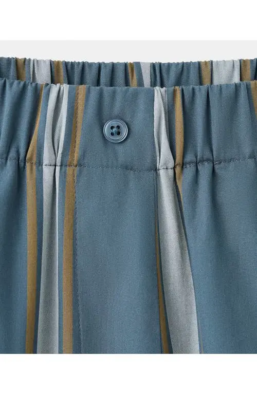 Mango Stripe Cotton Pajama Pants