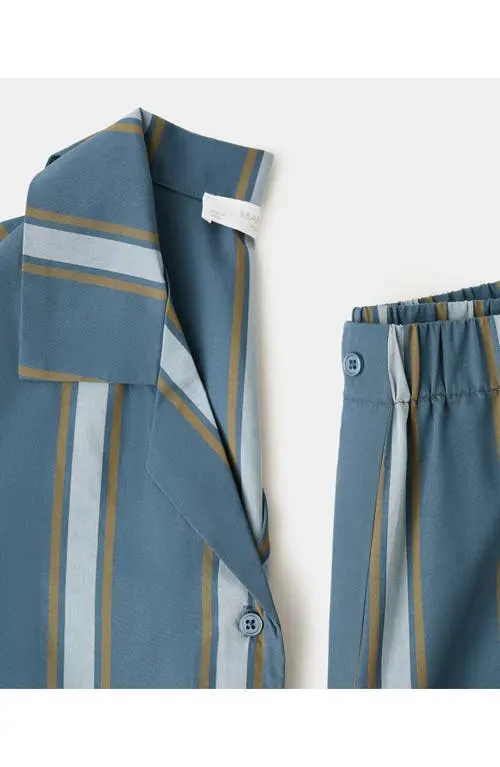 Mango Stripe Cotton Pajama Pants