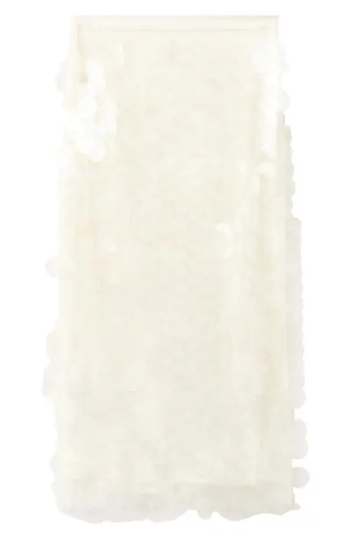 Mango Paillette Midi Skirt