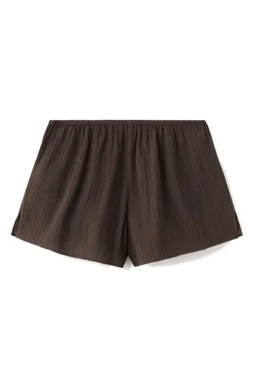 Mango Flowy Cotton Gauze Shorts