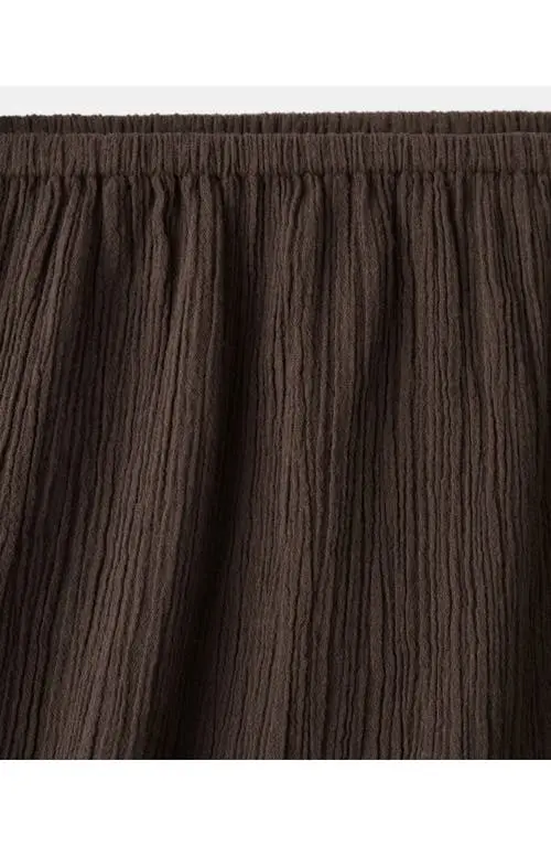 Mango Flowy Cotton Gauze Shorts