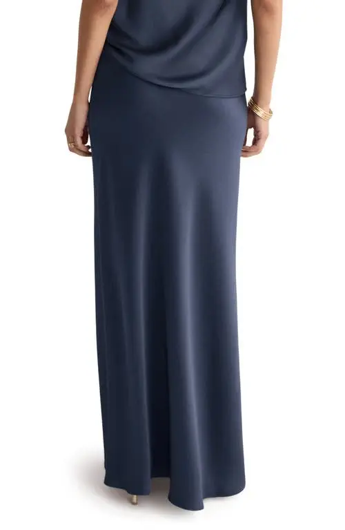 Mango Satin Maxi Skirt