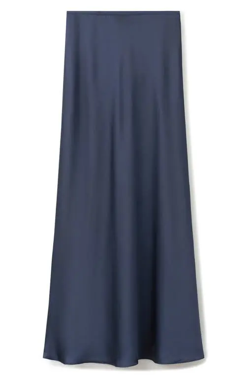Mango Satin Maxi Skirt