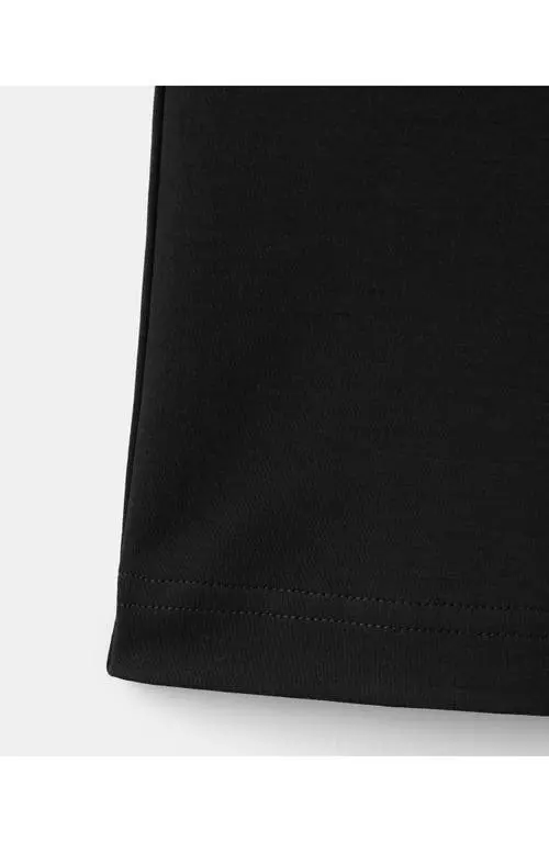 Mango Solid Cotton Pajama Pants - Black