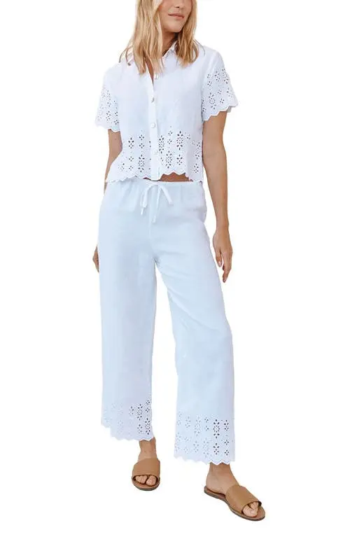 Bella Dahl Beach Linen Crop Pants