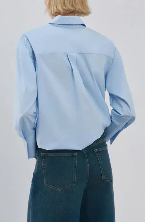 Mango Embroidered Floral Button-up Shirt