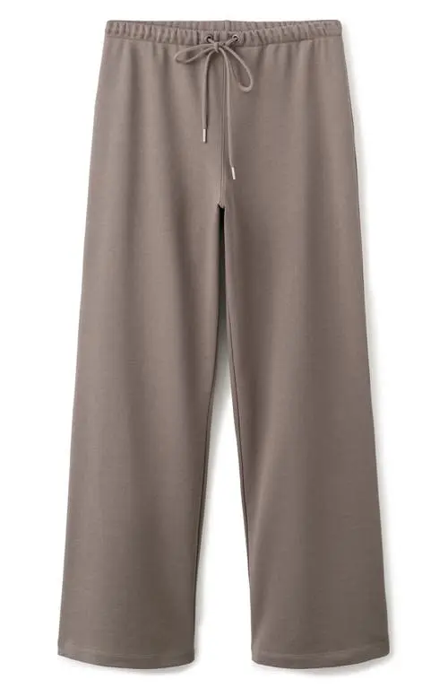 Mango Cotton Sweatpants With Drawstring Waist