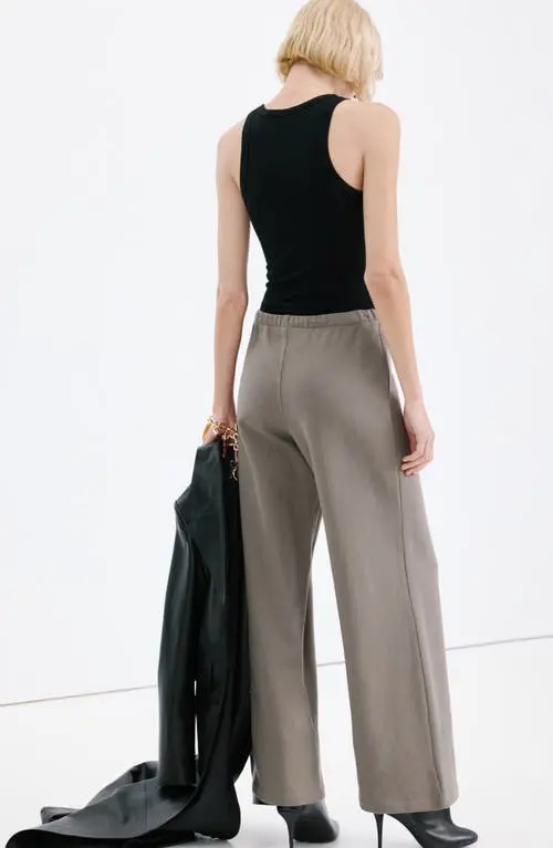 Mango Cotton Sweatpants With Drawstring Waist