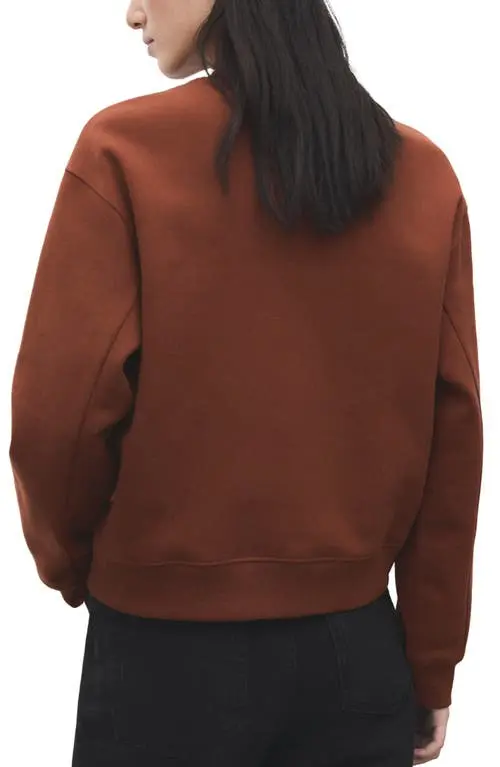 Mango Cotton Crewneck Sweatshirt