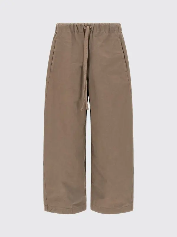 ENTIRE STUDIOS Wide Leg Cotton Trousers - Grey
