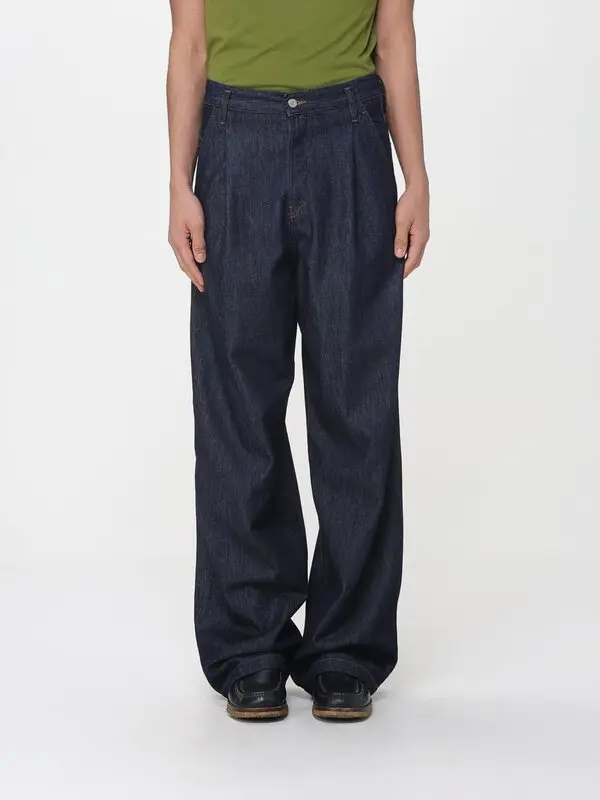 Dries Van Noten Wide Leg Jeans - Blue