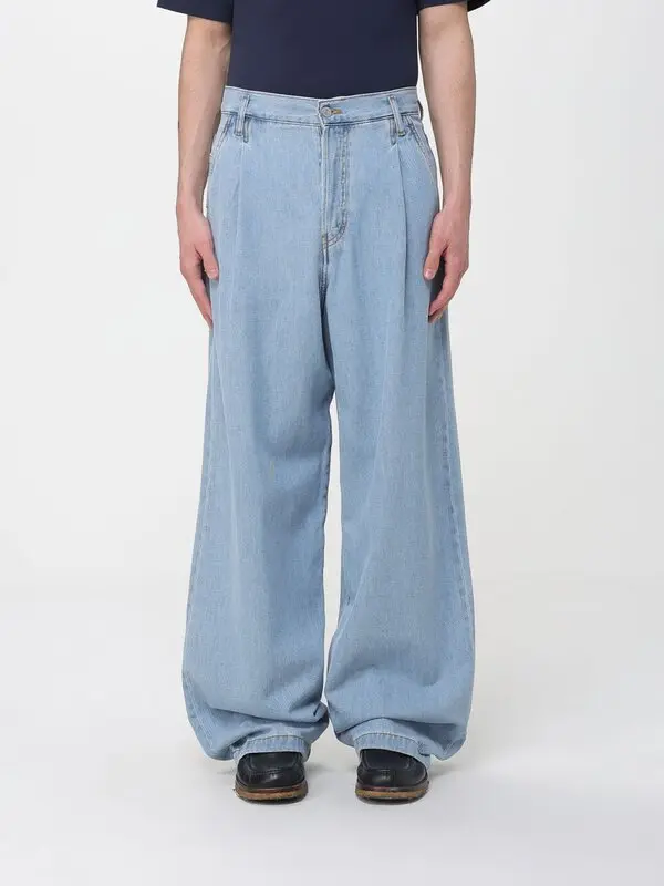 Dries Van Noten Wide Leg Jeans - Denim