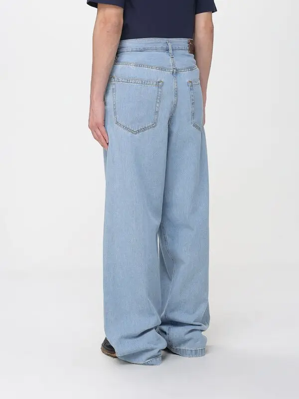 Dries Van Noten Wide Leg Jeans - Denim