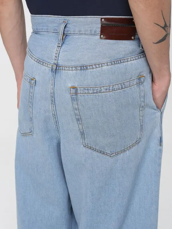 Dries Van Noten Wide Leg Jeans - Denim