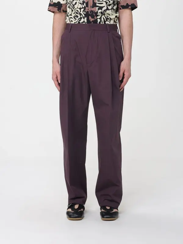 Dries Van Noten Tailored Pleated Trousers - Violet