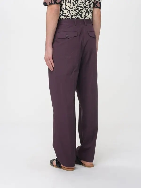 Dries Van Noten Tailored Pleated Trousers - Violet