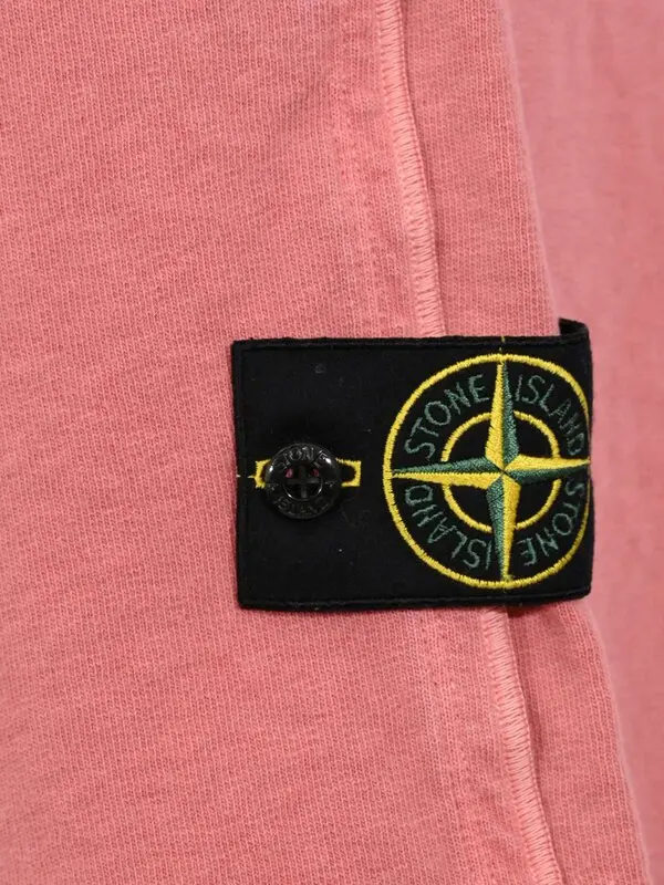 Stone Island Cotton Sports Shorts - Pink
