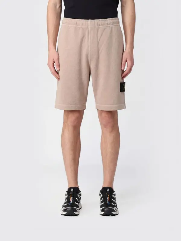 Stone Island Cotton Sports Shorts - Sand