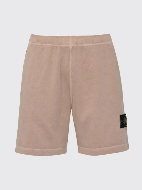 Stone Island Cotton Sports Shorts - Sand