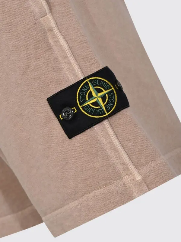 Stone Island Cotton Sports Shorts - Sand