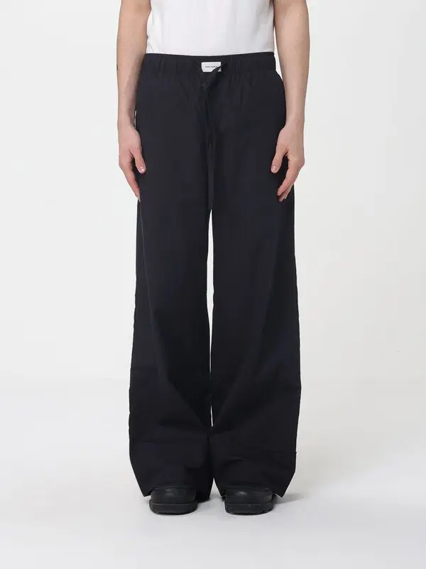 ENTIRE STUDIOS Jersey Wide Leg Trousers - Black