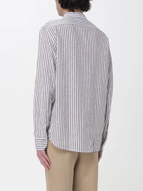 MANUEL RITZ Linen And Cotton Casual Shirt