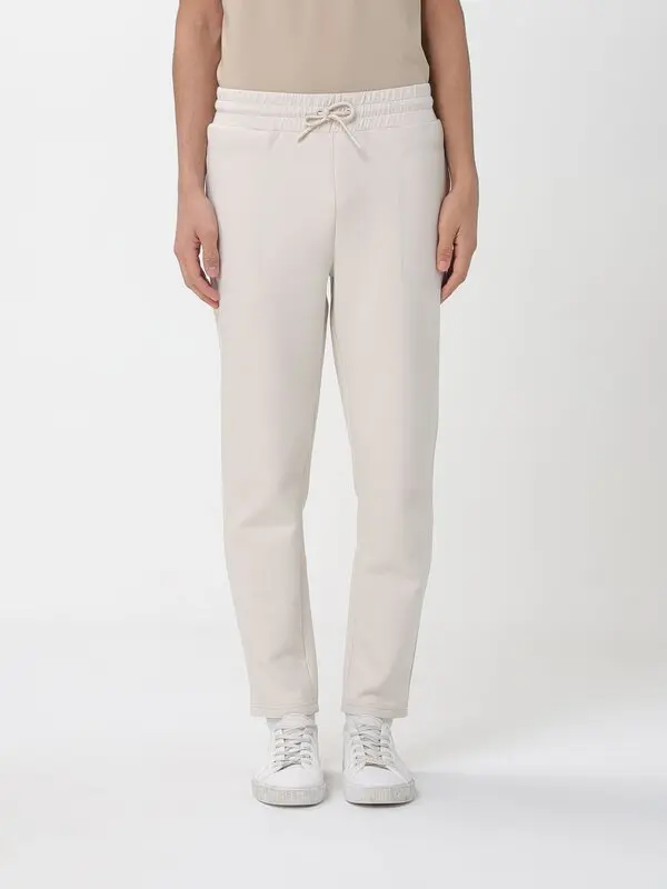 Peuterey Logo Drawstring Trousers - Beige