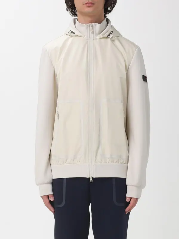 Peuterey Polyester Blend Windbreaker Jacket - Beige