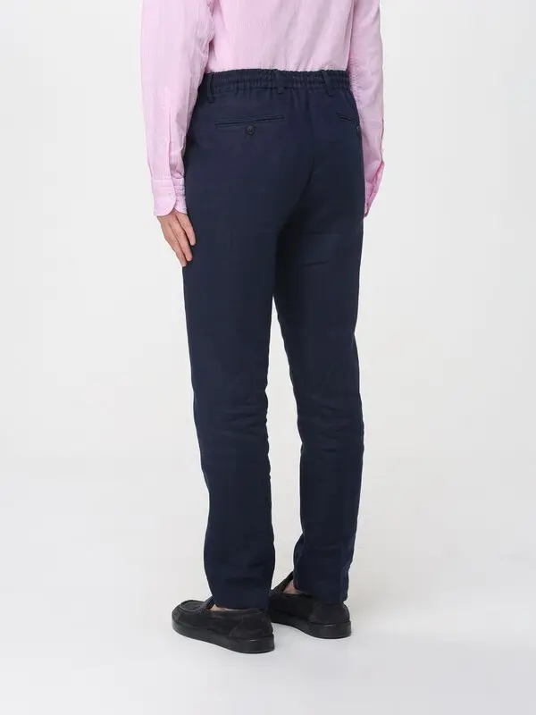 MANUEL RITZ Tailored Trousers With Drawstring Detail - Blue
