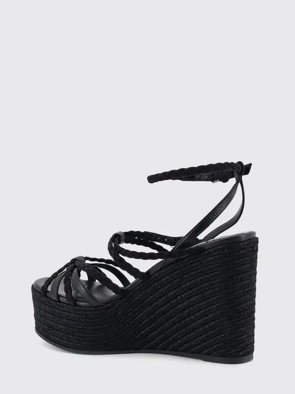 JIMMY CHOO Platform Wedge Sandals - Black