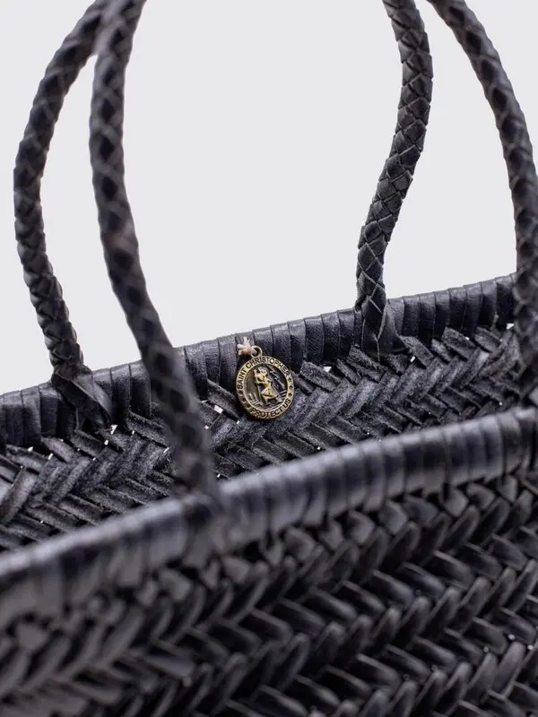 Dragon Diffusion Woven Tote - Black