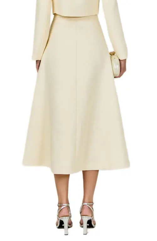 Endless Rose A-line Tweed Midi Skirt