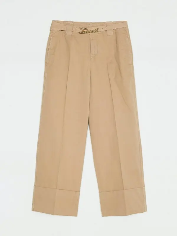 TWINSET Cropped Cotton Pants