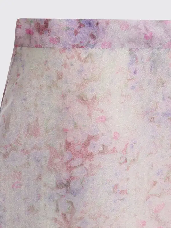 Alberta Ferretti Printed A-line Midi Skirt