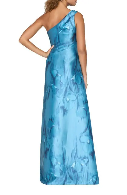 KAY UNGER Faith One-shoulder Gown