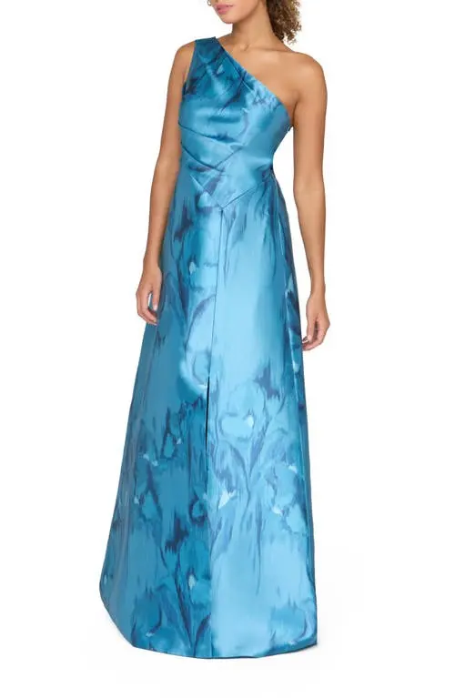 KAY UNGER Faith One-shoulder Gown