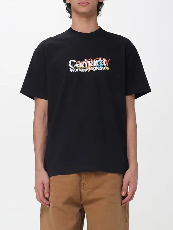 Carhartt Work In Progress Cotton T-shirt With Logo