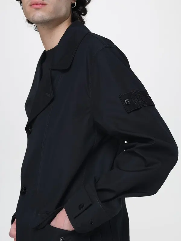 Stone Island Double Breasted Coat