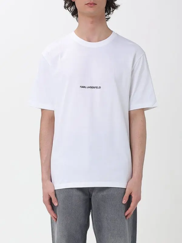 Karl Lagerfeld Cotton T-shirt With Logo