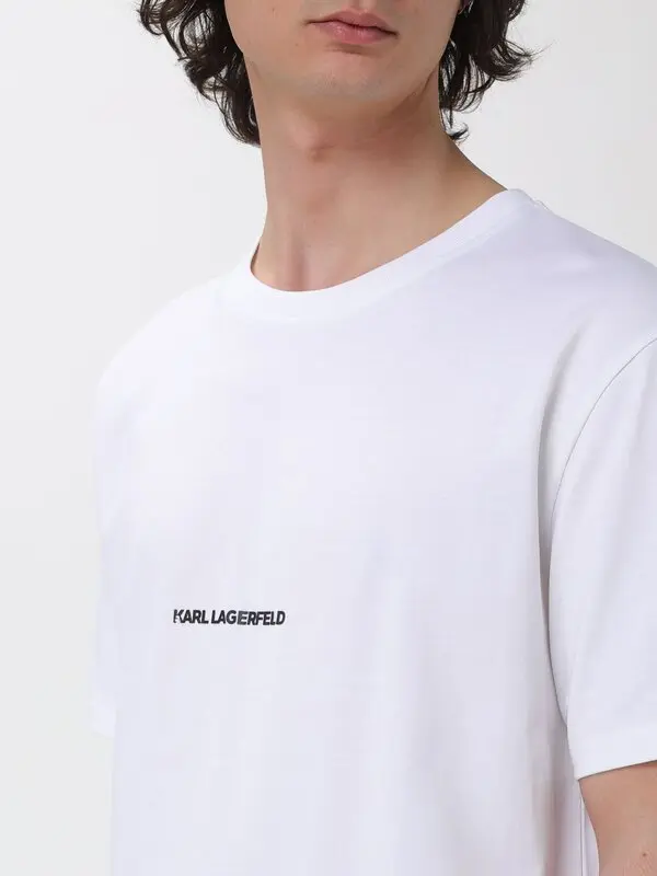 Karl Lagerfeld Cotton T-shirt With Logo