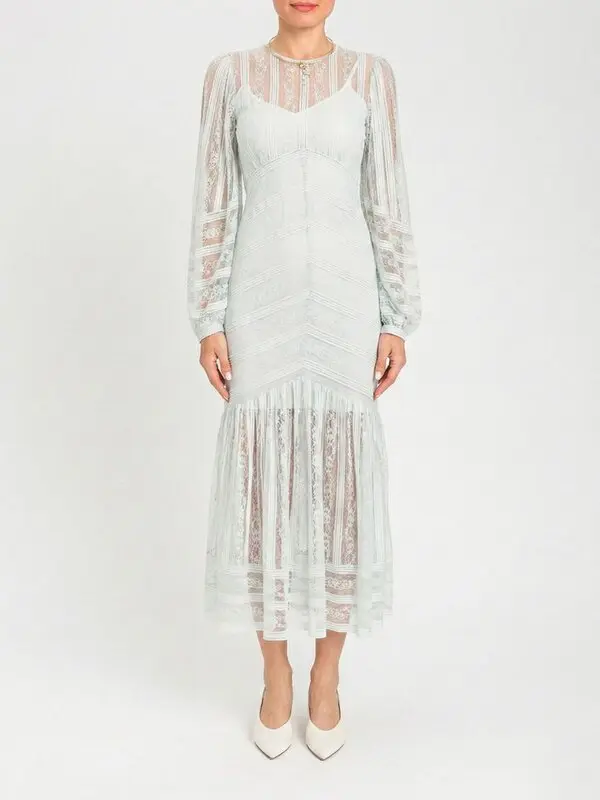 TWINSET Lace Midi Dress