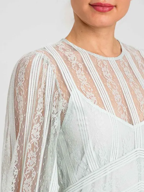 TWINSET Lace Midi Dress