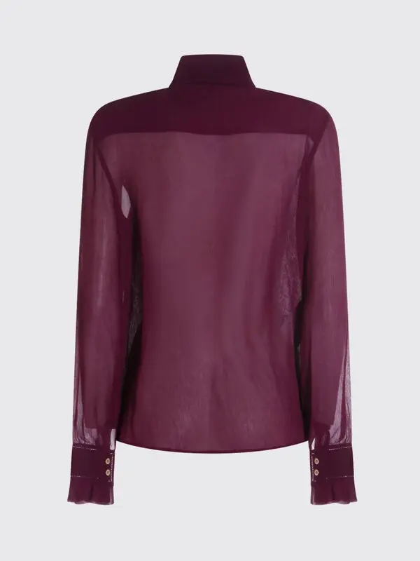 Alberta Ferretti Ruffled Shirt - Violet