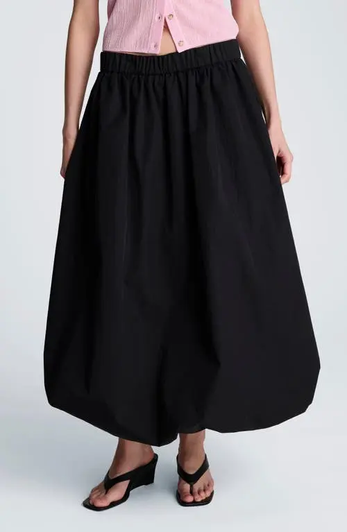 KENNETH COLE Bubble Hem Midi Skirt