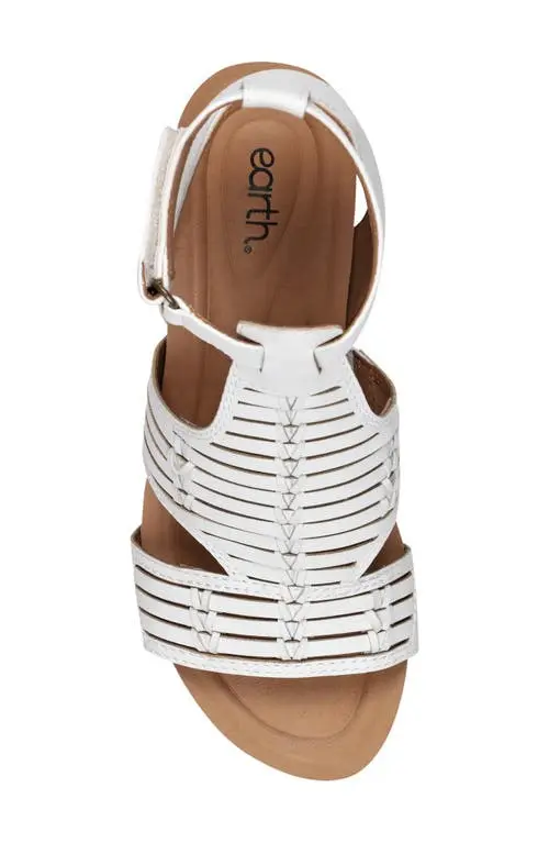 Earth Helodie Wedge Sandal - Ivory